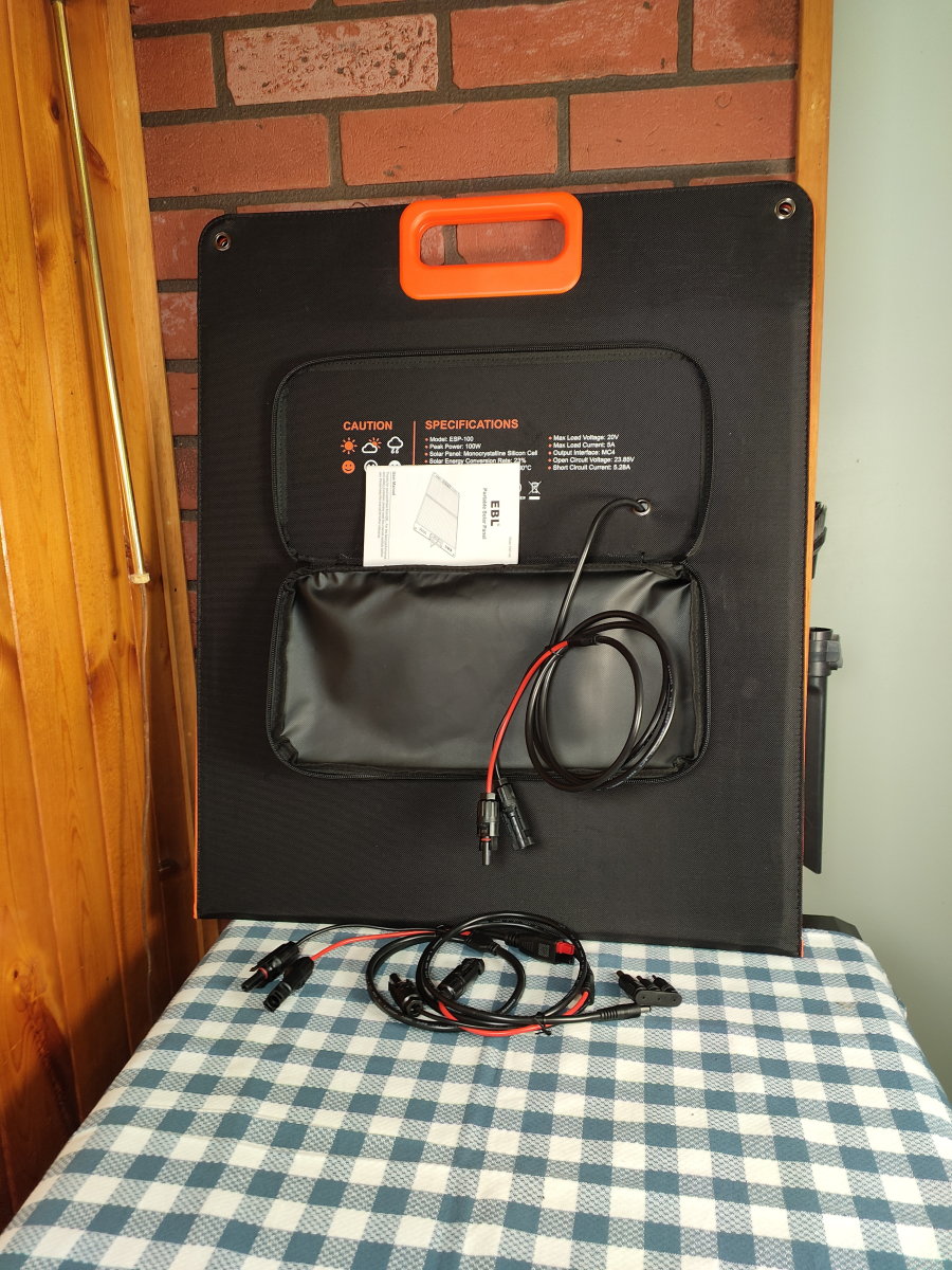 Review of the EBL Solar Apollo 100W Portable Solar Panel - HubPages