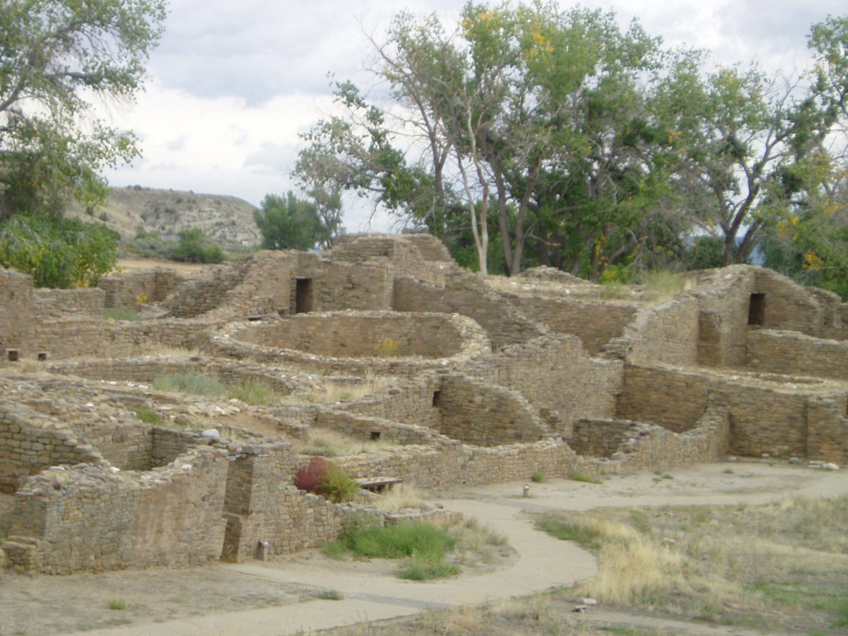 The Aztec Ruins in New Mexico, Once Impressive Structures Built by ...