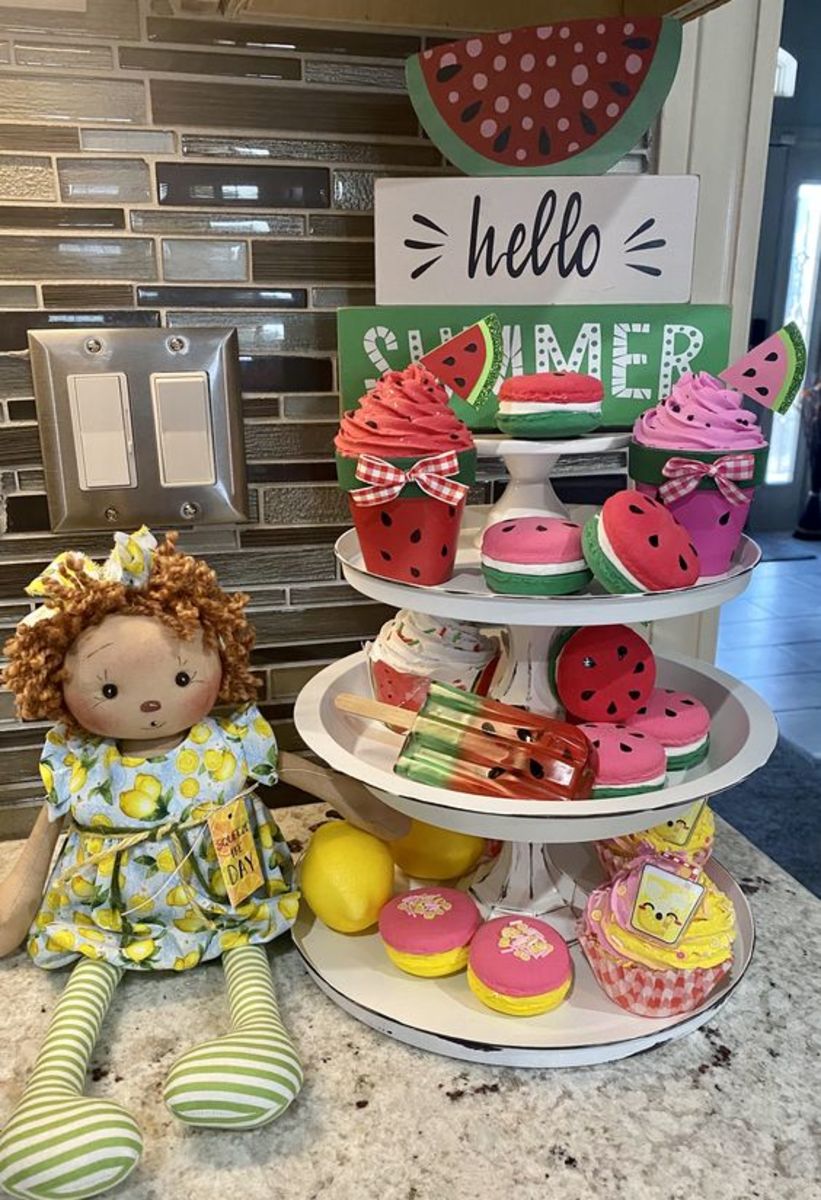 45+ Summer Themed Tiered Trays To Refresh Your Home Decor - HubPages