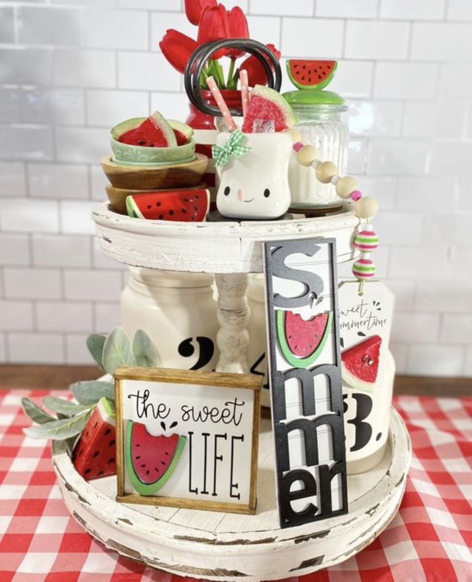 45+ Summer Themed Tiered Trays To Refresh Your Home Decor - HubPages