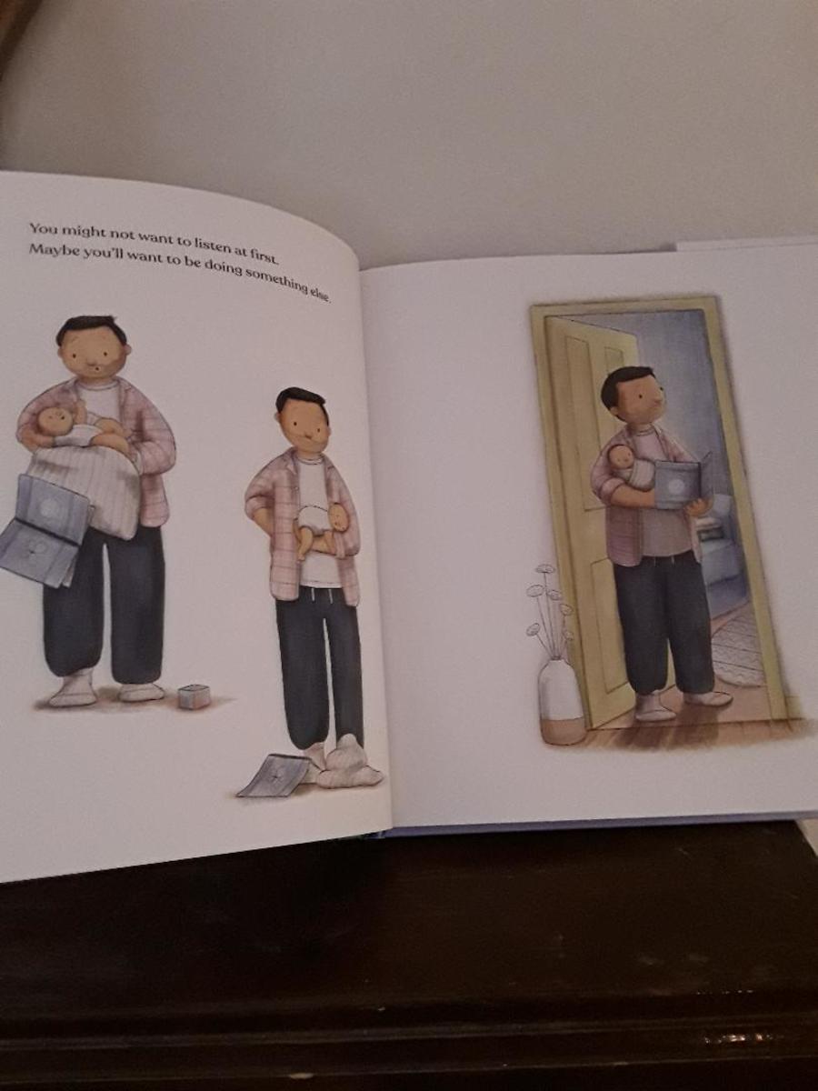 Story Time With New Baby Bonds Dad and Baby in Charming Picture Book ...