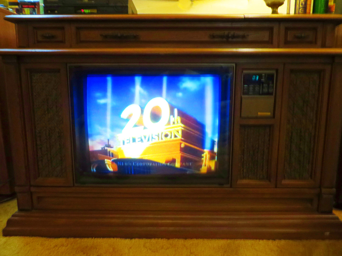 1985 Curtis Mathes Five in One Television Console Model K2675RK, Curtis ...