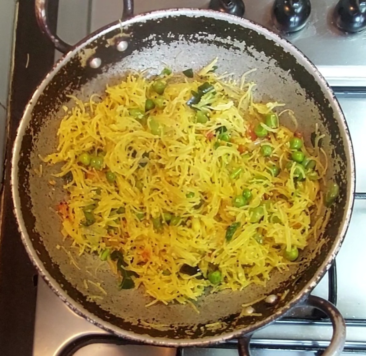 Vermicelli Upma or Semiya Vegetable Upma - HubPages