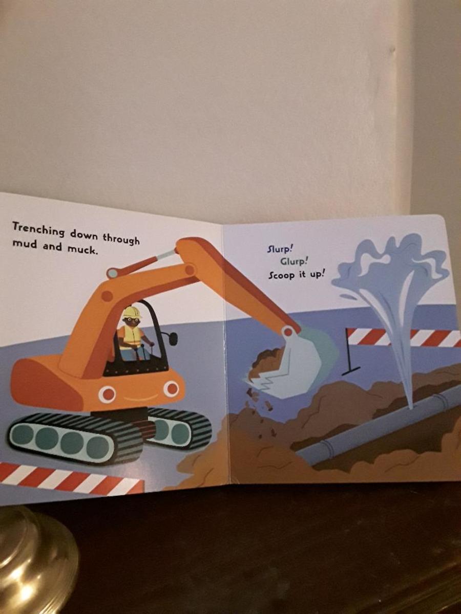Truck Adventures and a Special Digging Project in Four Board Books for ...
