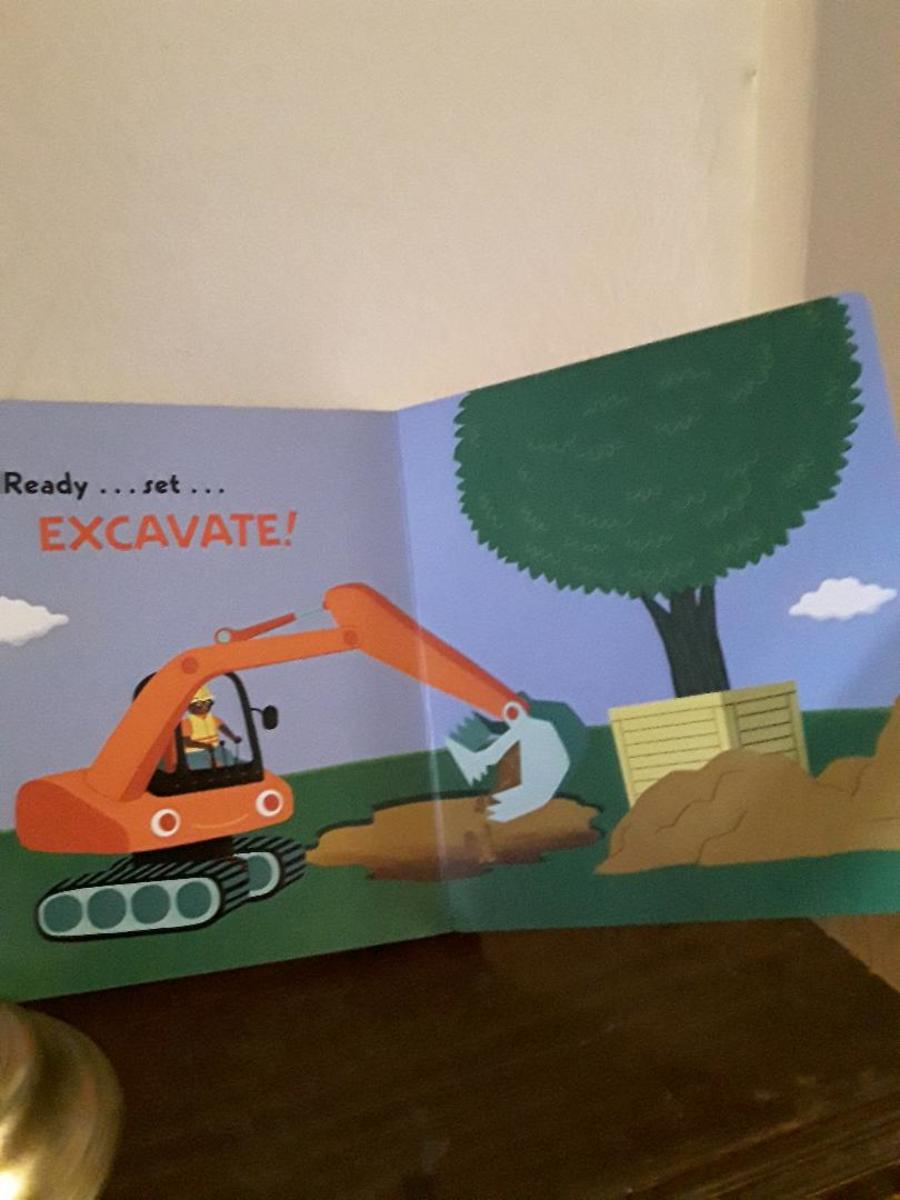 Truck Adventures and a Special Digging Project in Four Board Books for ...