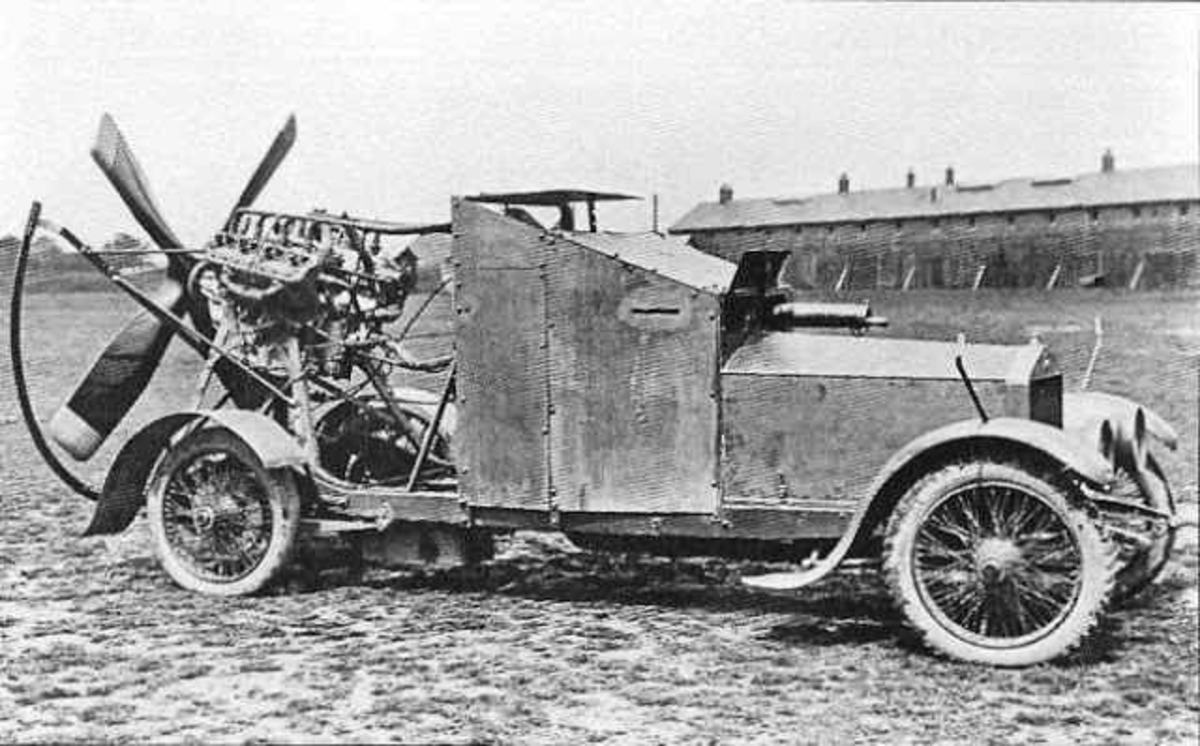 The Strange World War I Sizaire-Berwick Armoured Car - HubPages