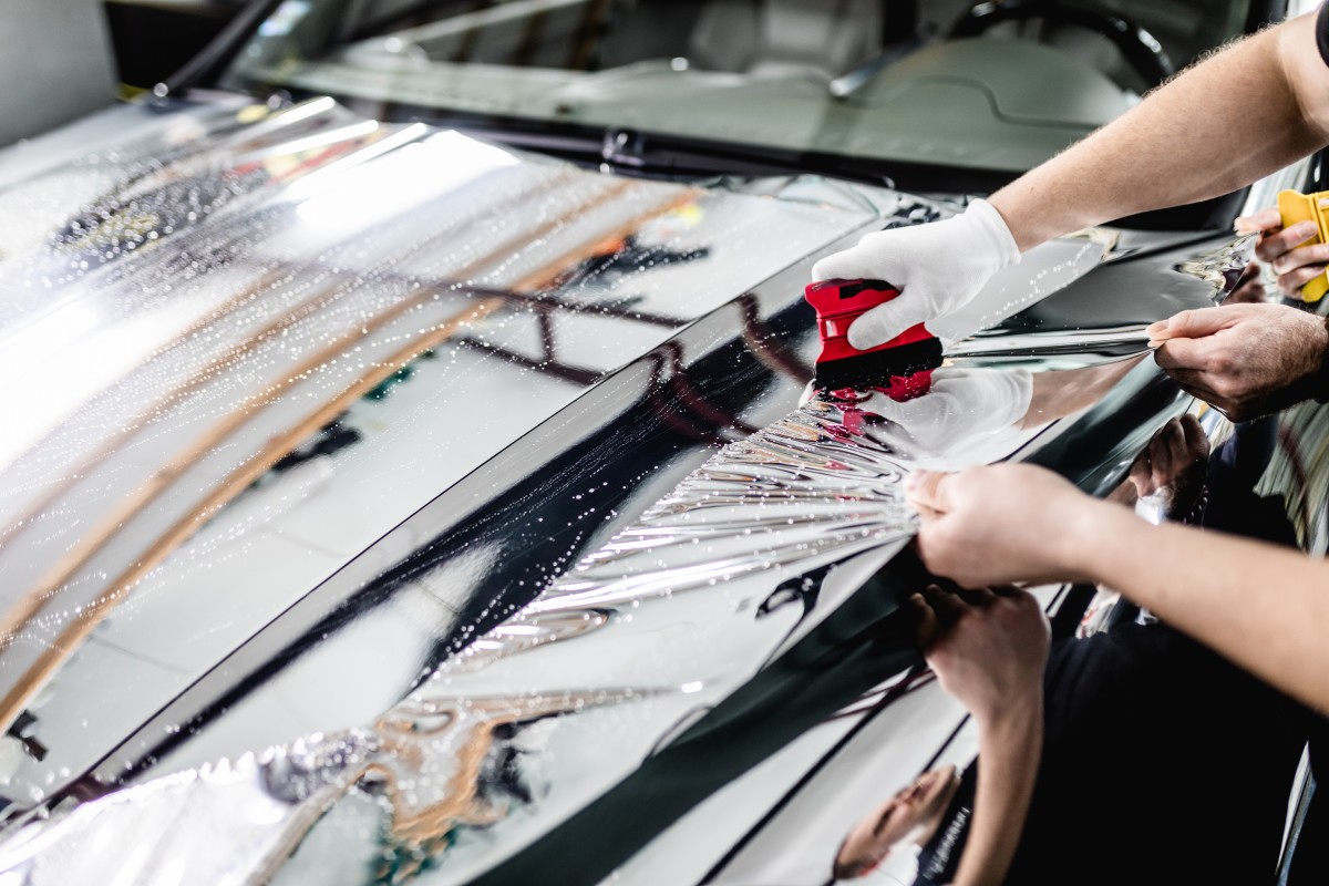 Installation of Stealth Paint Protection Film on Car Makes for Soothing ...