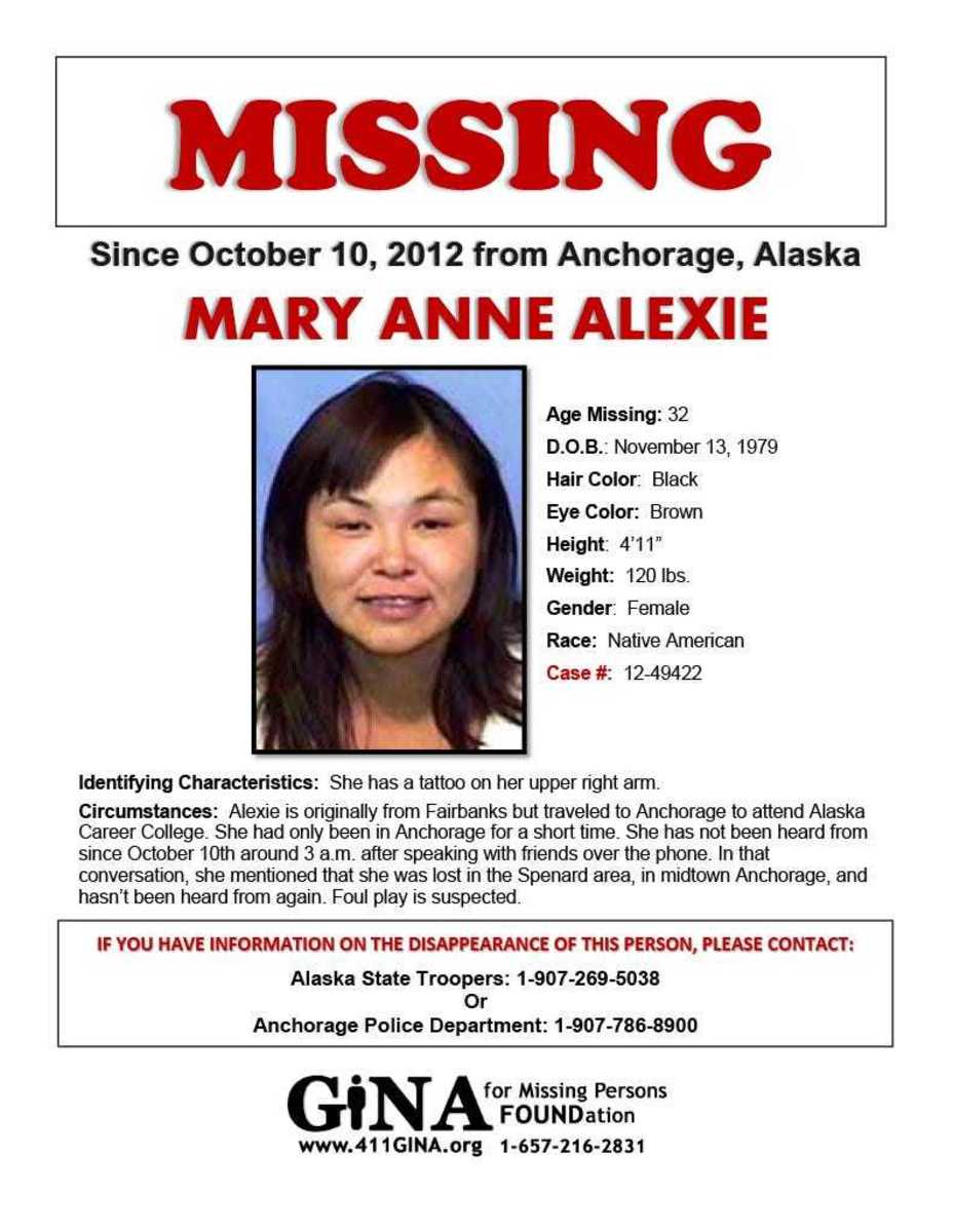 Where is Mary Anne Alexie? A 2012 Alaska Cold Case - HubPages