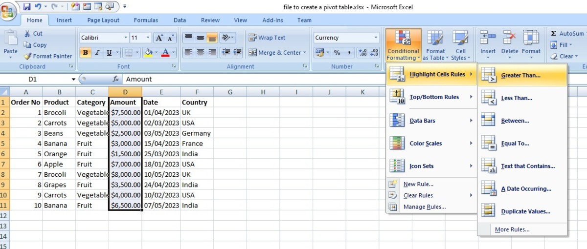 Exploring Advance Excel Features - HubPages Exploring Advance Excel Features - HubPages
