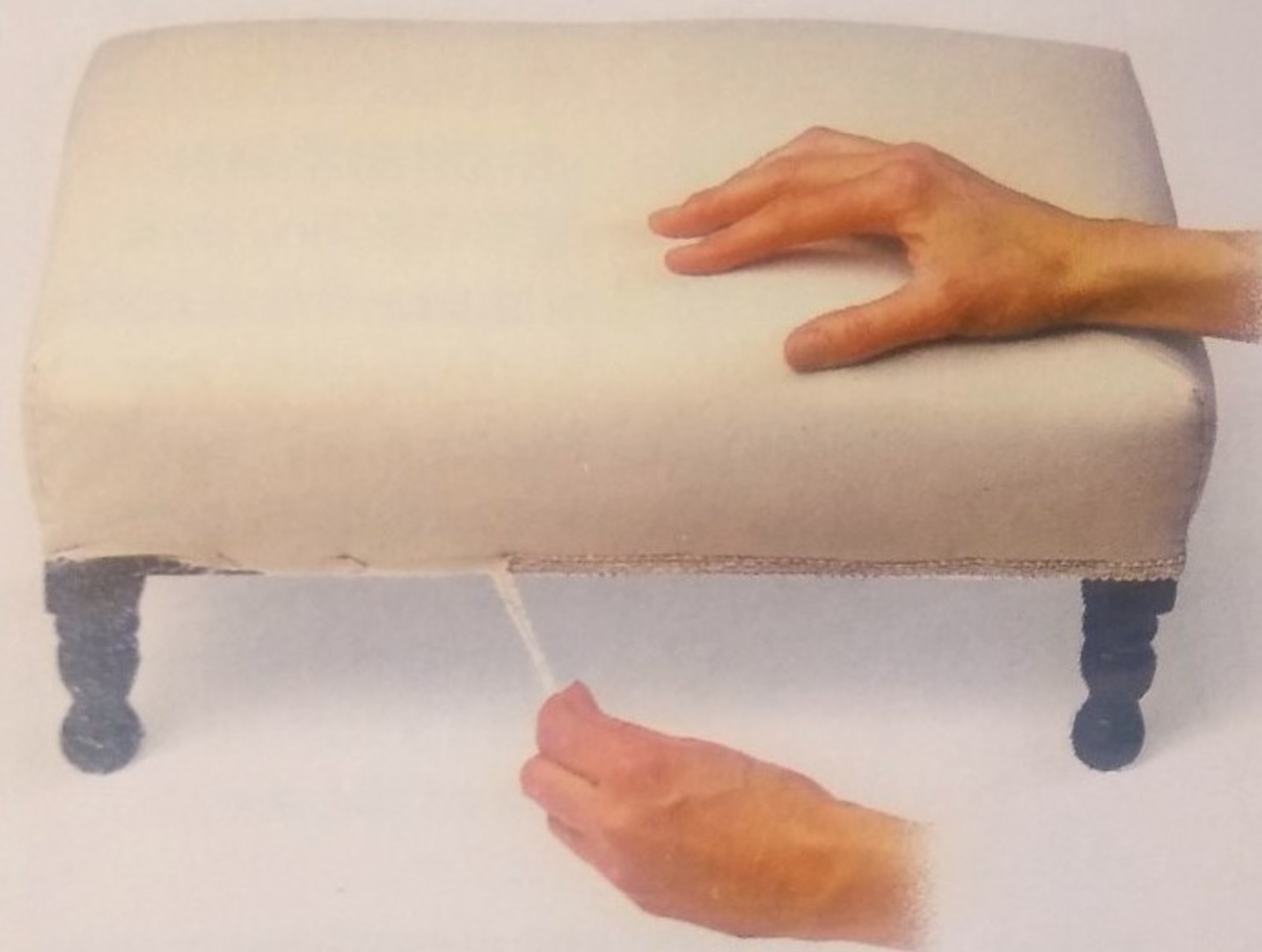 How to Make a Footstool Cover - HubPages