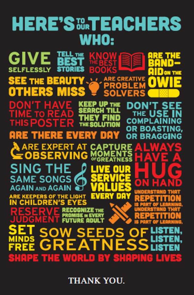 The End Of Another School Year: A Thank You - HubPages