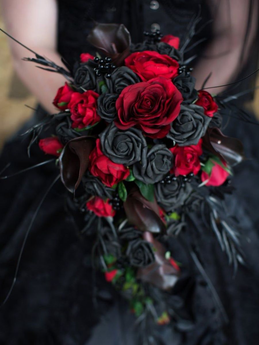 The Enchanting Dark Blooms of a Gothic Wedding Bouquet - HubPages