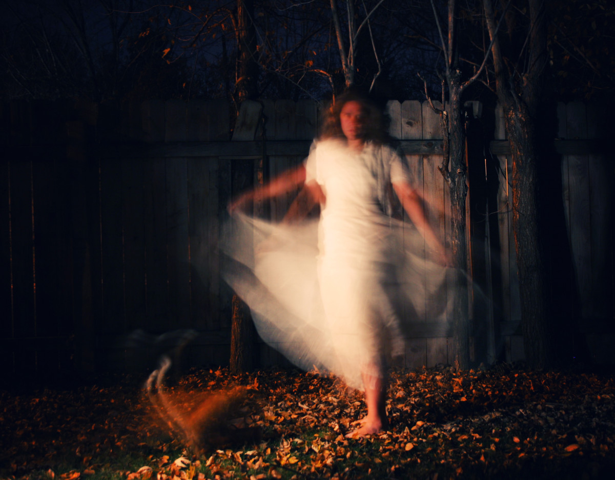 Woman Making Dancing TikTok Video Shocked By Ghost Photobomb - HubPages