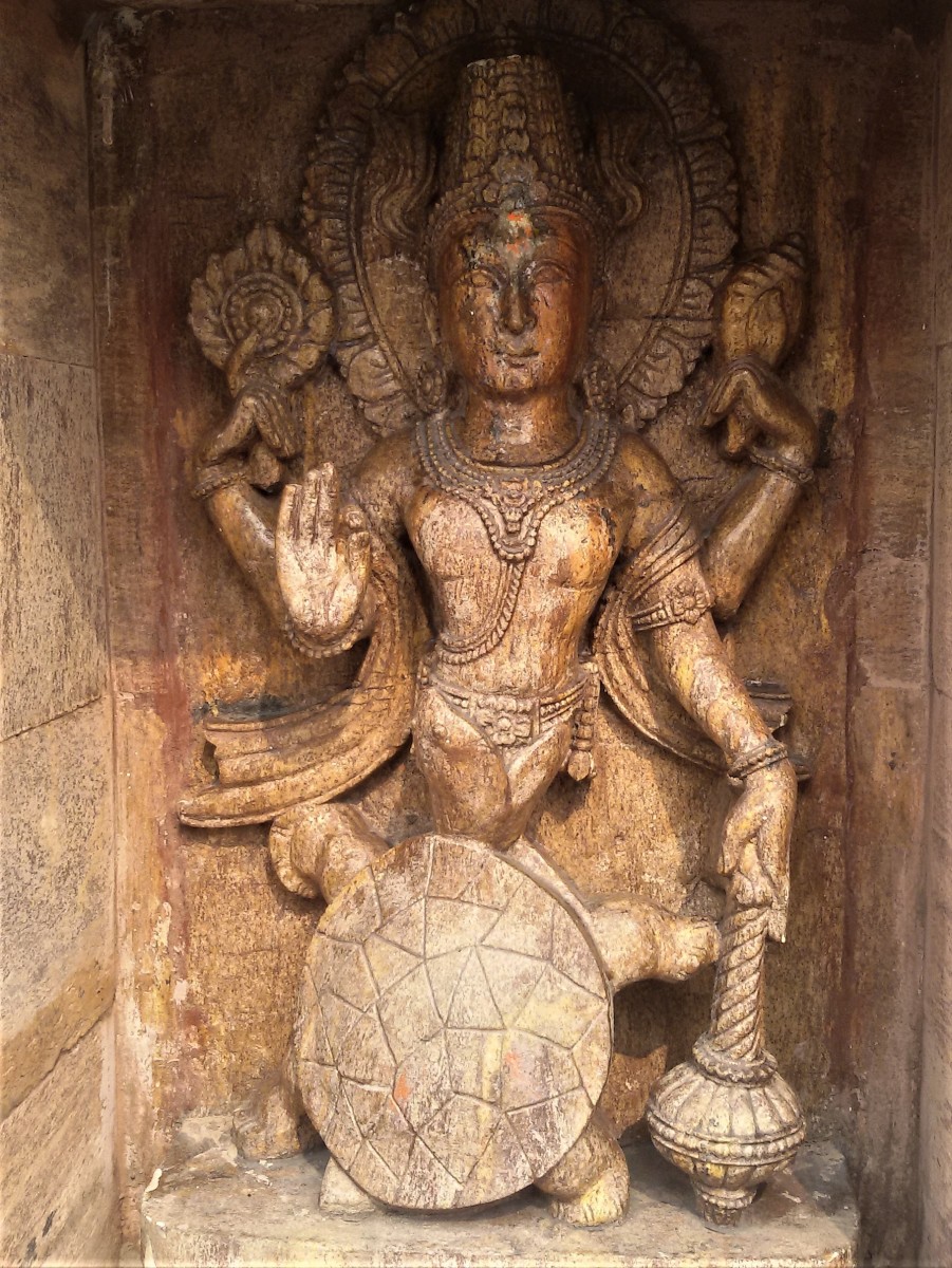 "Kurma" or the Turtle : The second Avatar of Lord Vishnu in temple ...