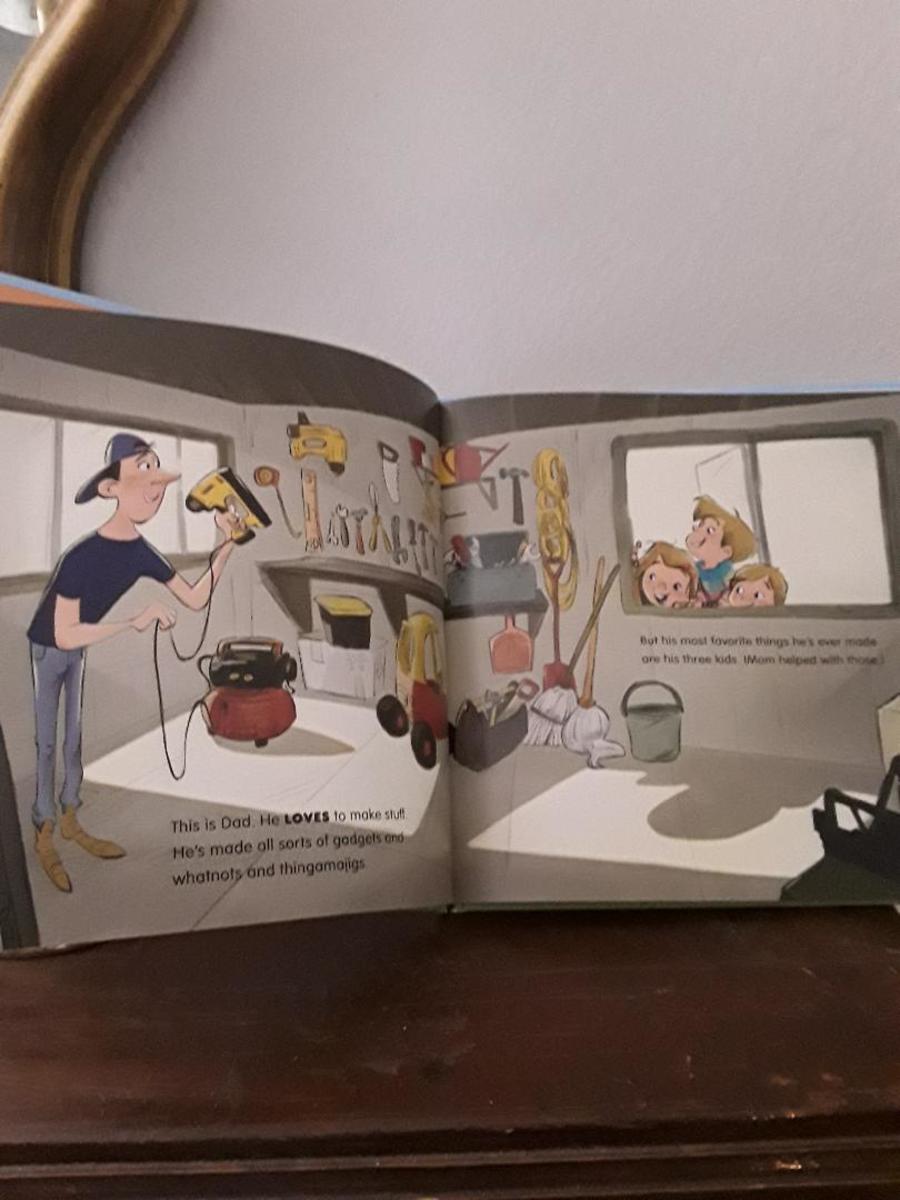 Dad and His Super-Dad Plan in a Fun Picture Book and Story for ...