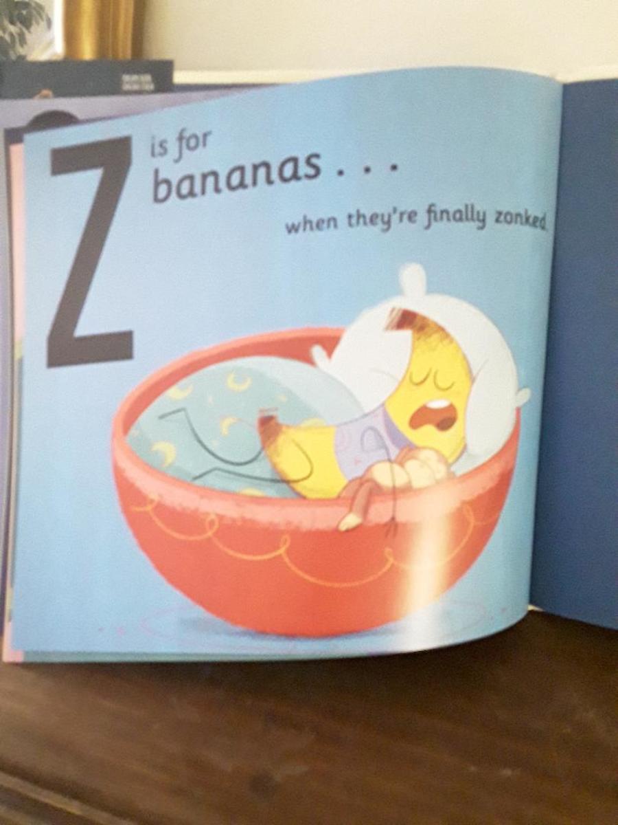 Bedtime is Boring for Bananas in Creative Alphabet Book for Bedtime ...