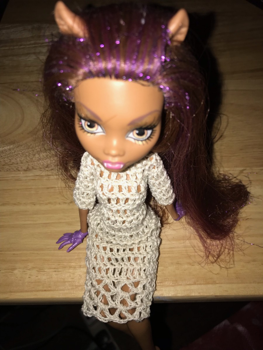Crochet Classic Monster High doll dress pattern - HubPages