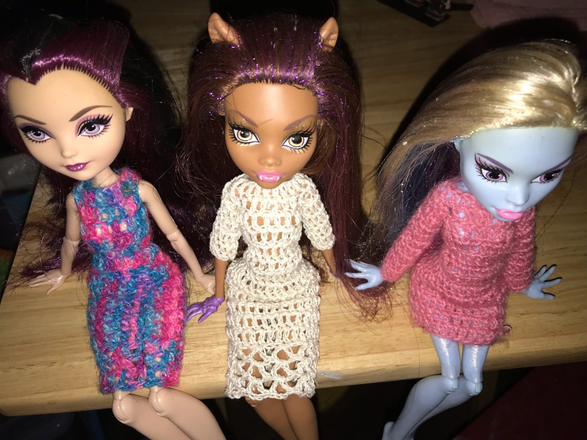 Crochet Classic Monster High doll dress pattern - HubPages