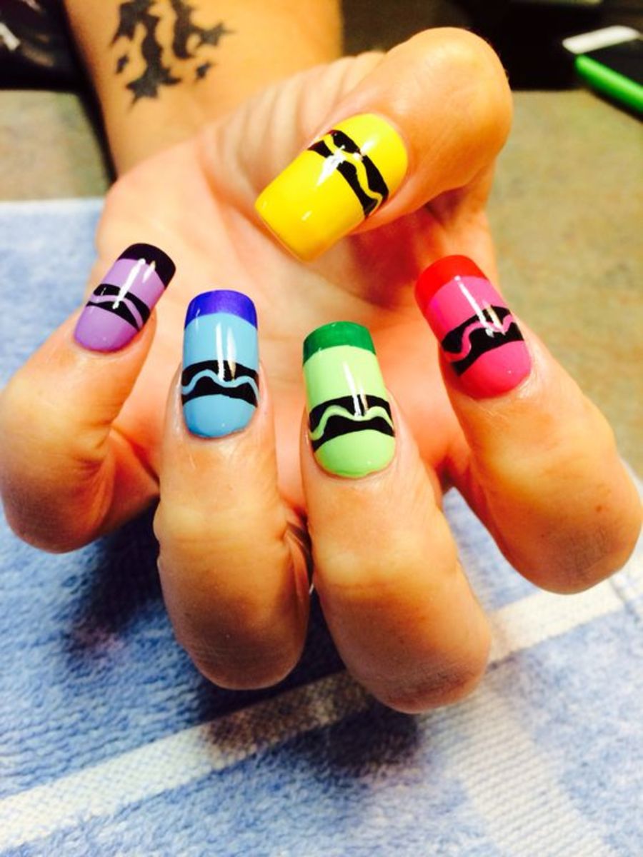 30+ Cute Back to School Nail Art for Girls - HubPages