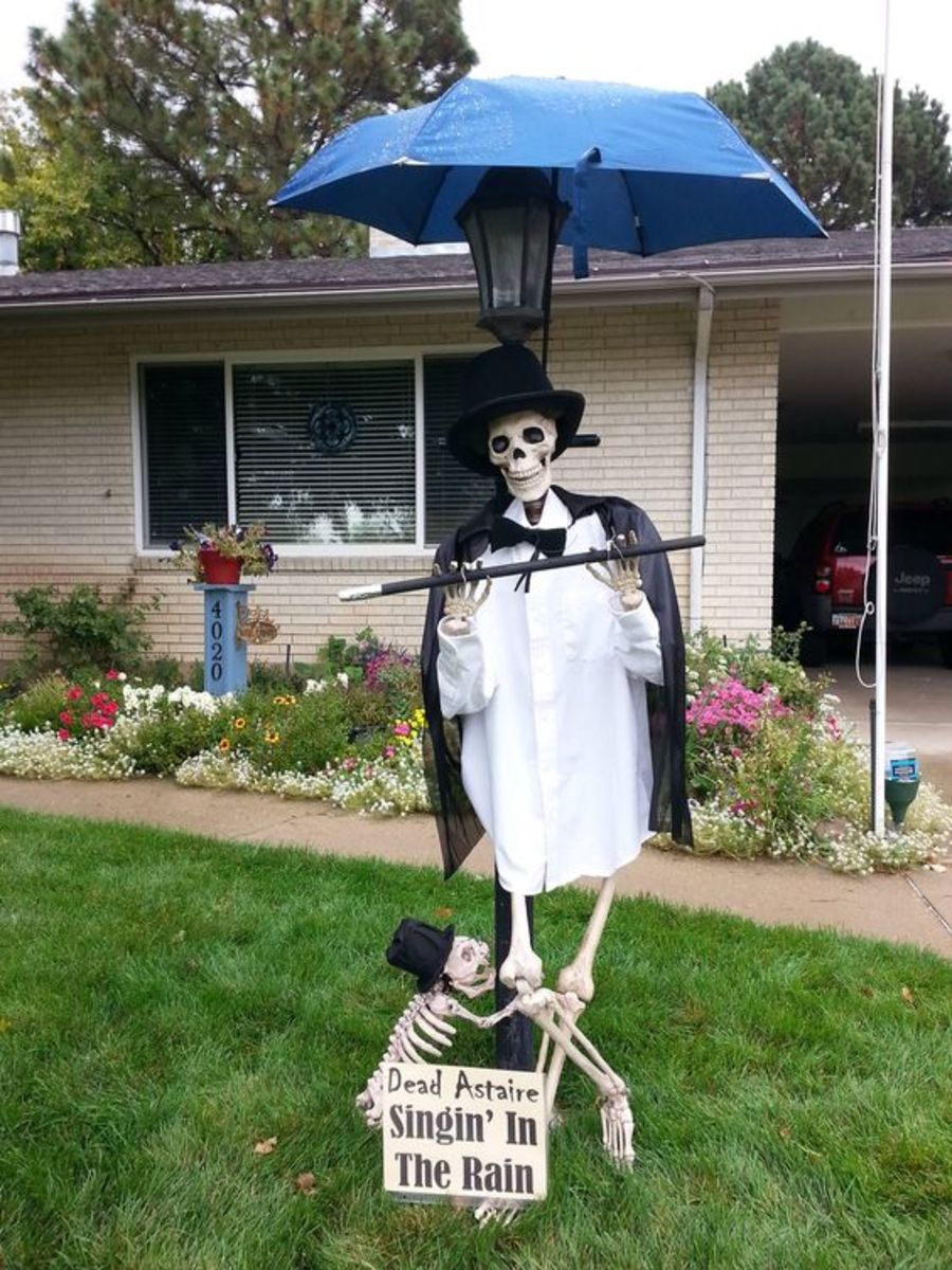 40+ Spooktastic Skeleton Halloween Decoration Ideas for Front Yard ...