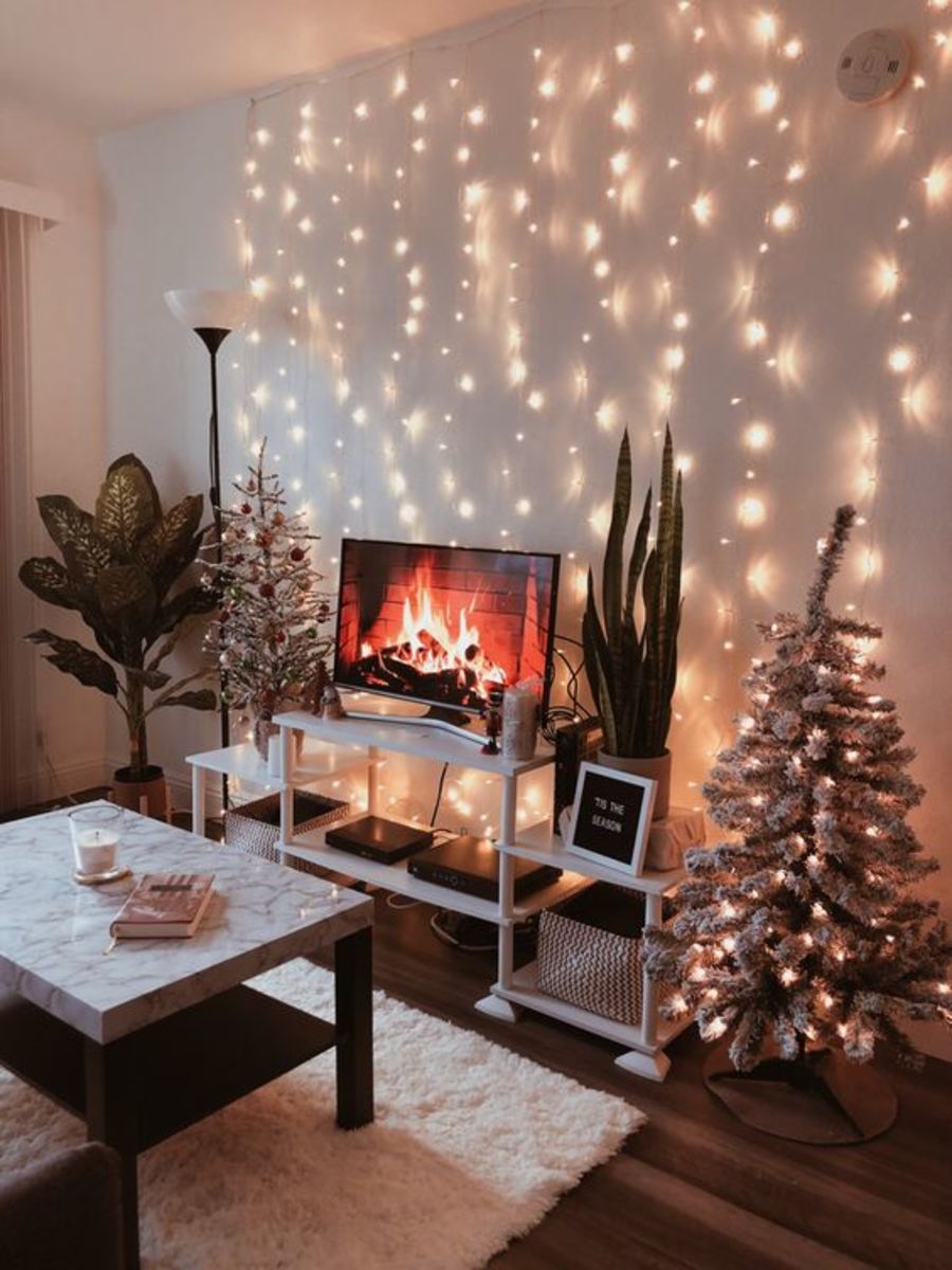 Apartment How To Decorate A Small Living Room For Christmas Bryont Blog