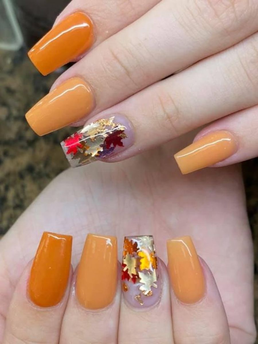 24+ Fall Nail Art Ideas and Smokin' Autumn Colors 2024 - HubPages