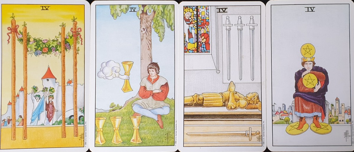 The Tarot Fours: Symbolism and Meaning - Exemplore