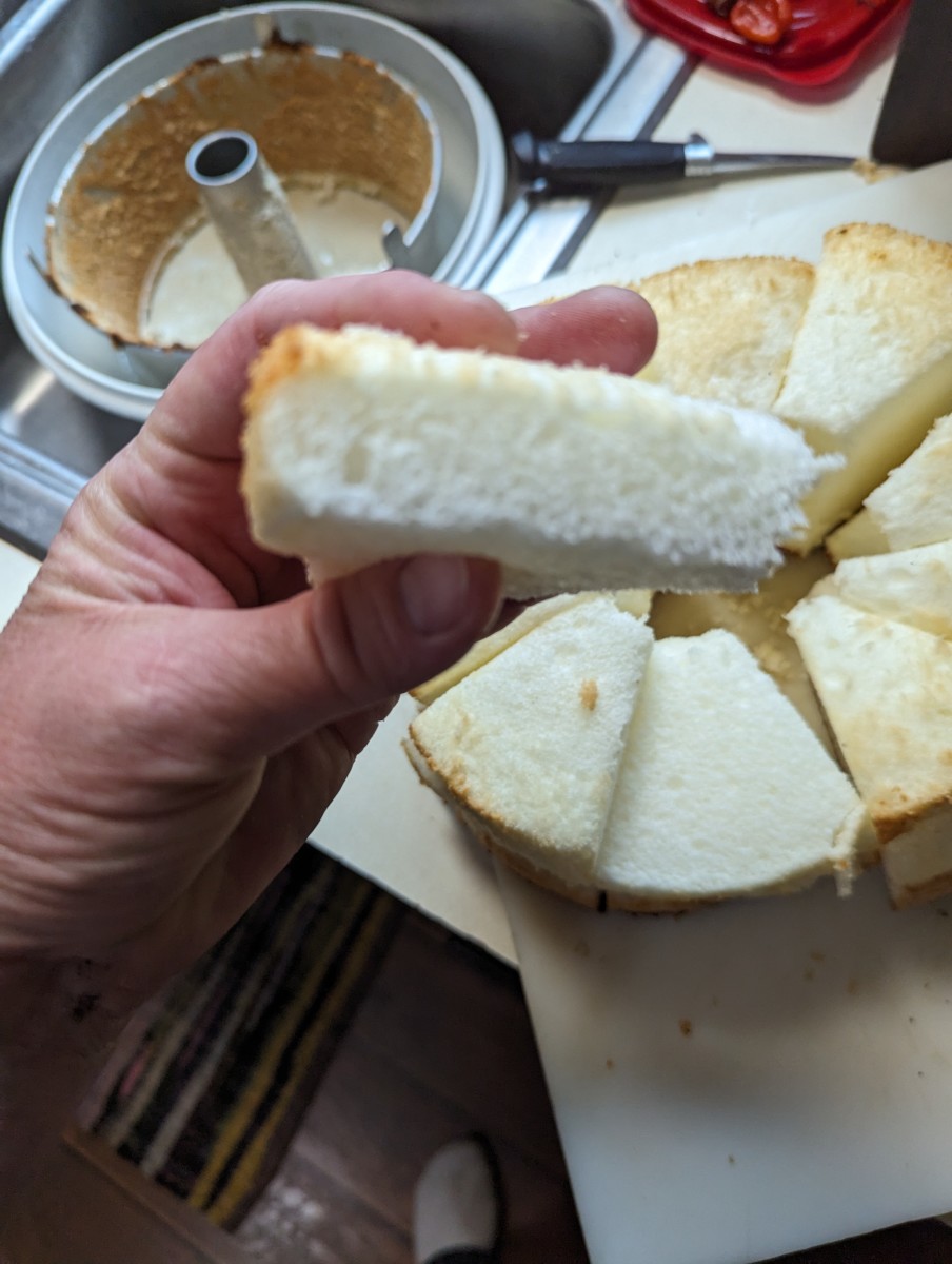 Angel Food Cake - Slicing Horizontal - HubPages