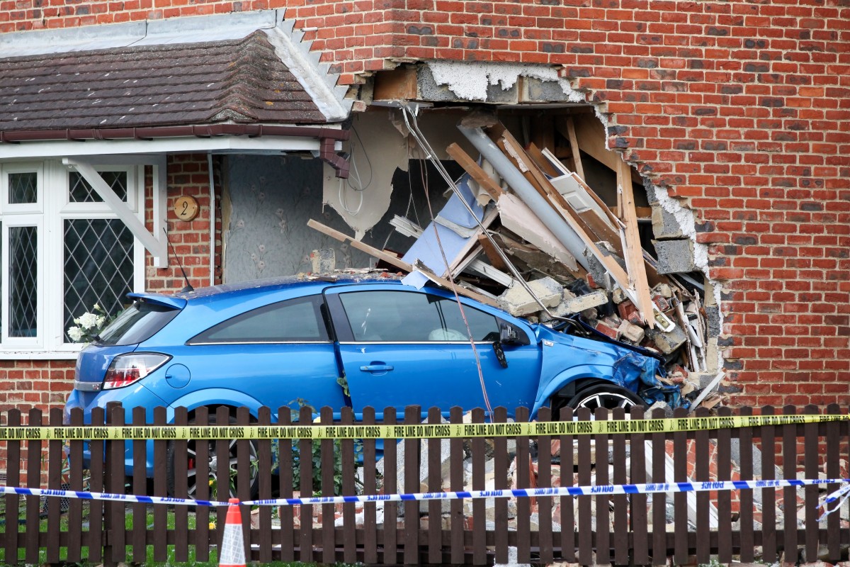 A Bizarre Crash Where a Car Ended Up in the Second Floor of a House Has ...