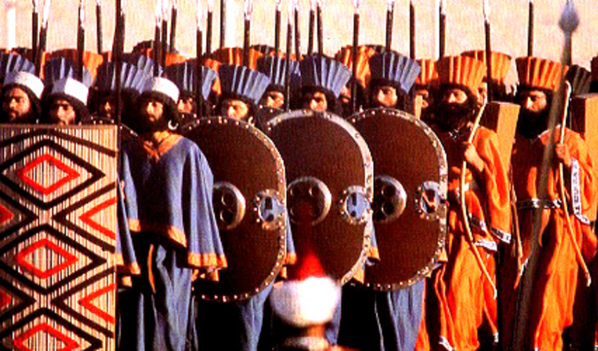 Leonidas and Xerxes at the Battle of Thermopylae in Ancient Greece ...
