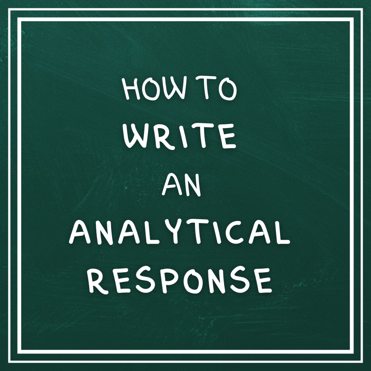 How To Write An Analysis Response Essay Owlcation