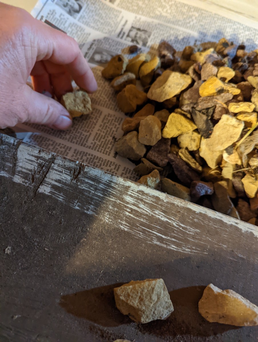 Red Paint on a Rock - a Distraction for a Strawberry Hunter - HubPages