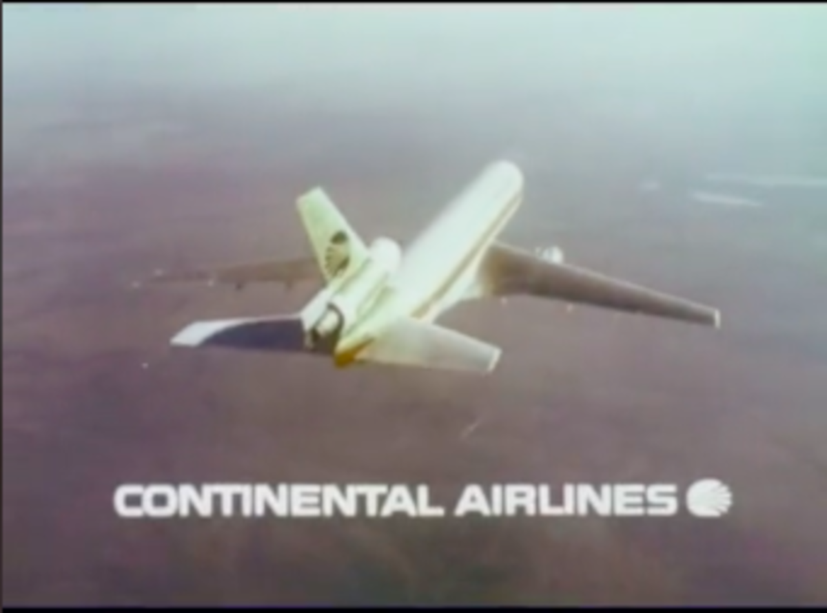 Video of Continental Airlines' Flagship Jet in the 1970s Is a Trip Down ...