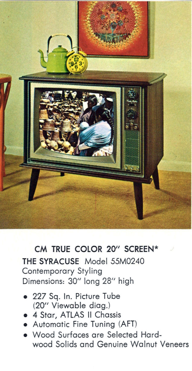 Curtis Mathes Line of Production for 1971, Color Televisions, the ...