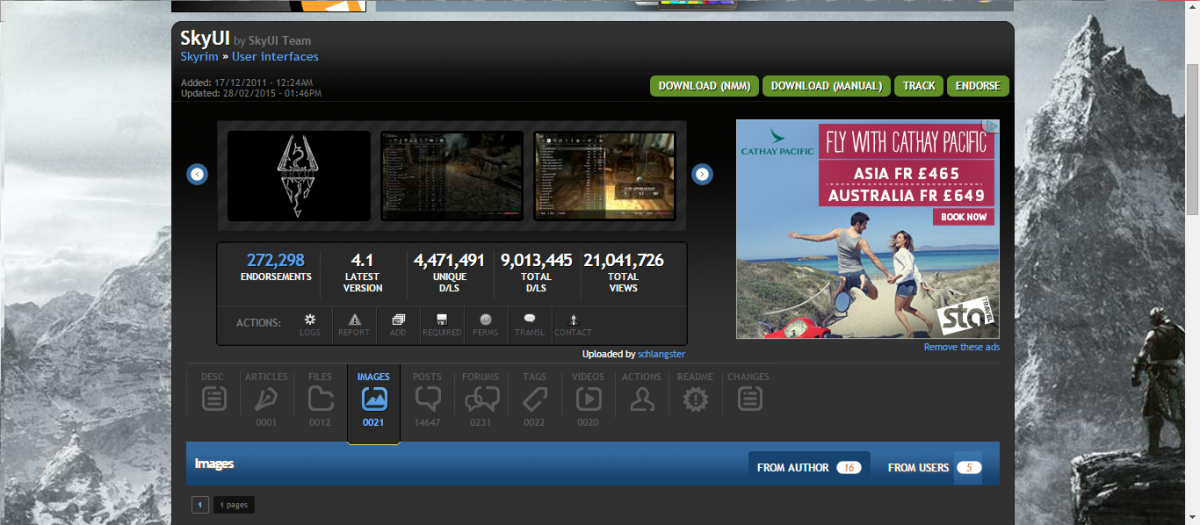 How to Best Use the Nexus Mods Website for Skyrim Mods as Well as ...