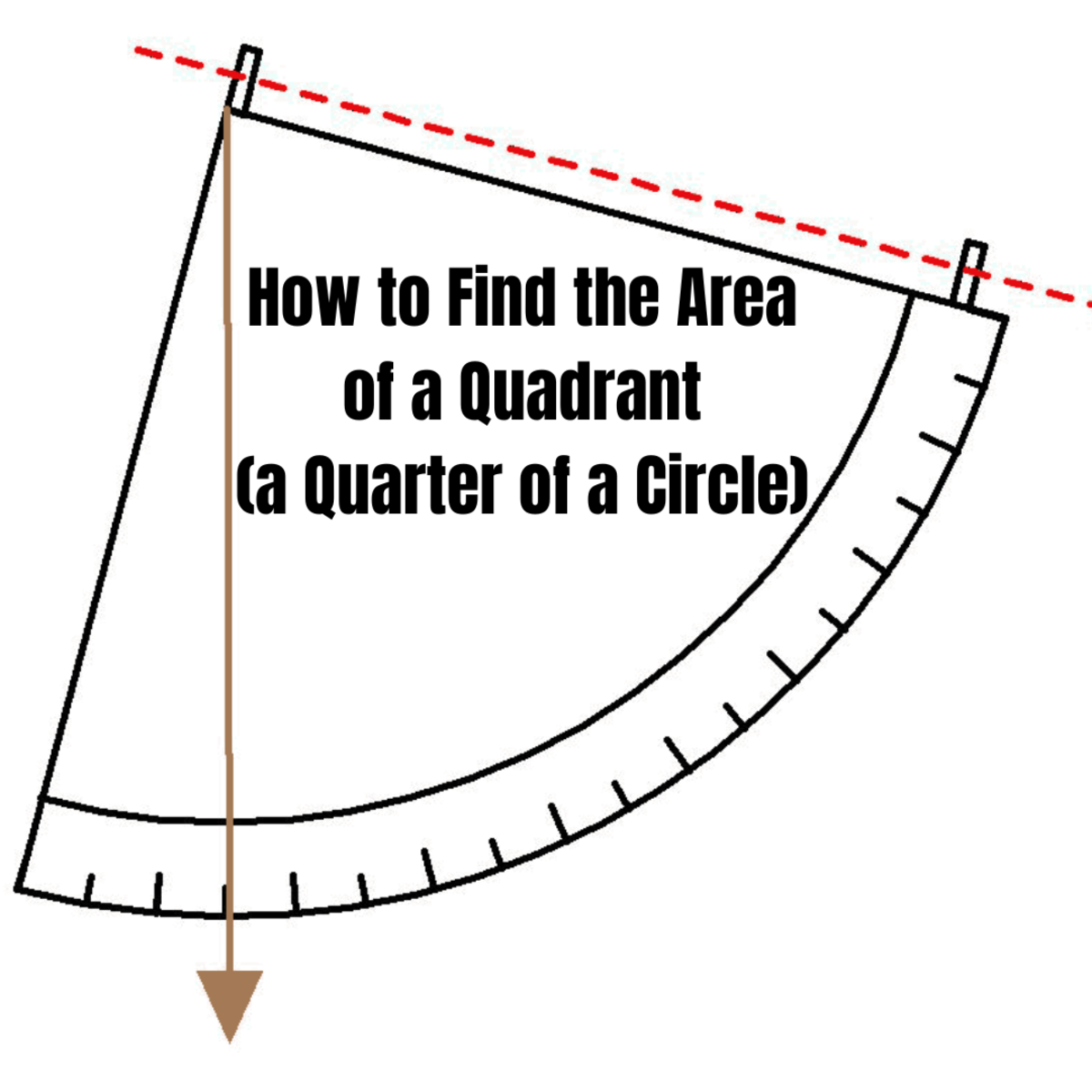How To Find The Area Of A Quadrant a Quarter Of A Circle Owlcation