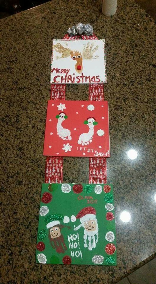 50+ DIY Christmas Footprint Crafts for Kids That are Too Stinkin Cute ...