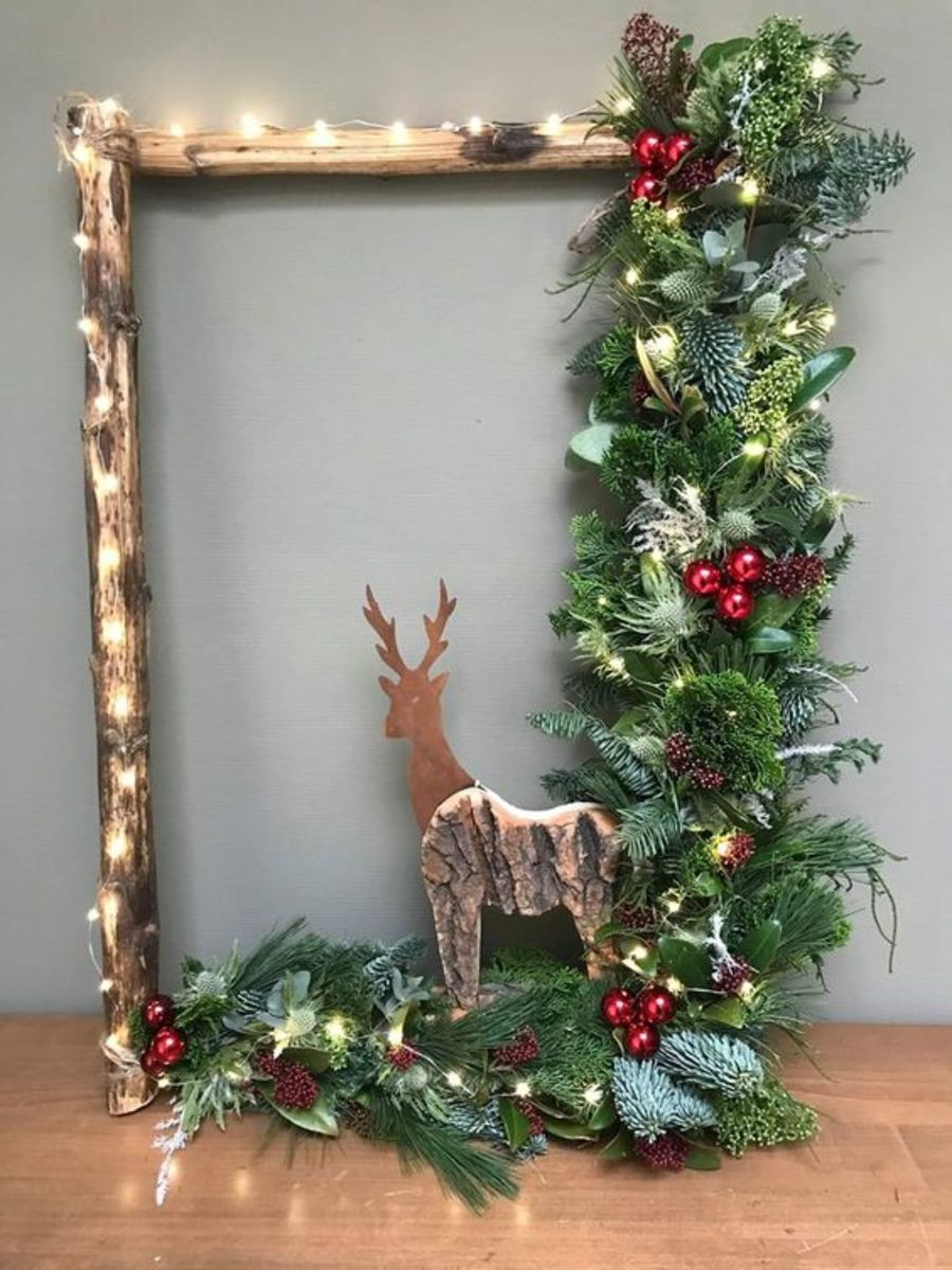 75+ Best DIY Christmas Frame Wreath Ideas in 2023 - HubPages