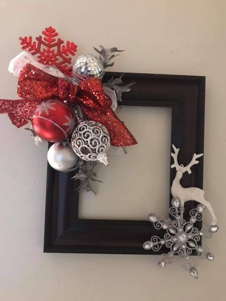 Picture Frame Wreath Ideas Diy