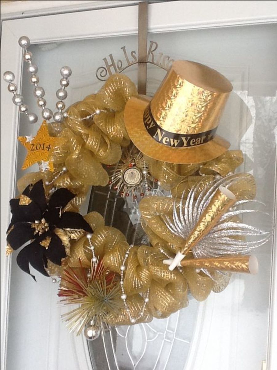 50+ Amazing DIY New Years Eve Wreath Ideas for 2024 - HubPages