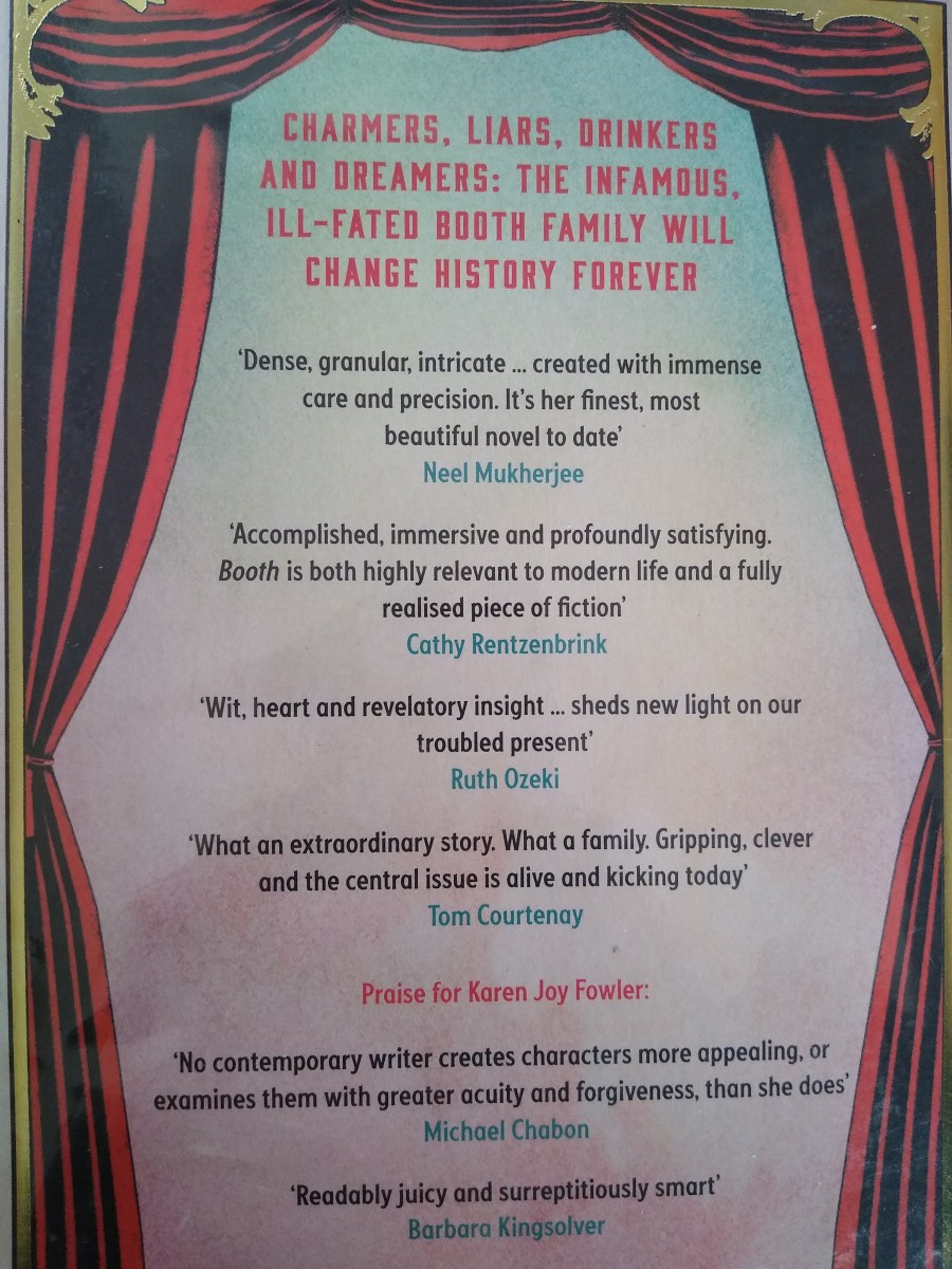 Book Review of "Booth" by Karen Joy Fowler - HubPages
