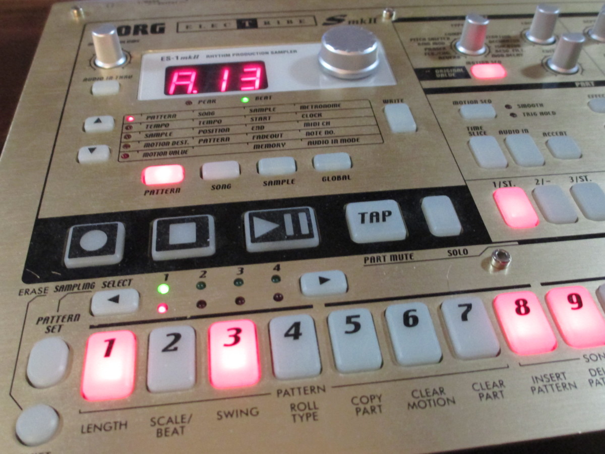 Korg Electribes Specifications for the ER-1, EA-1, EM-1, EMX, ES-1, ESX ...