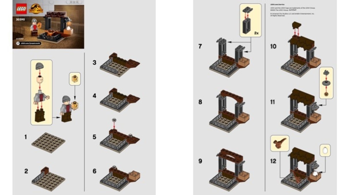 LEGO Jurassic World Dinosaur Market Polybag Set 30390 Review - HubPages