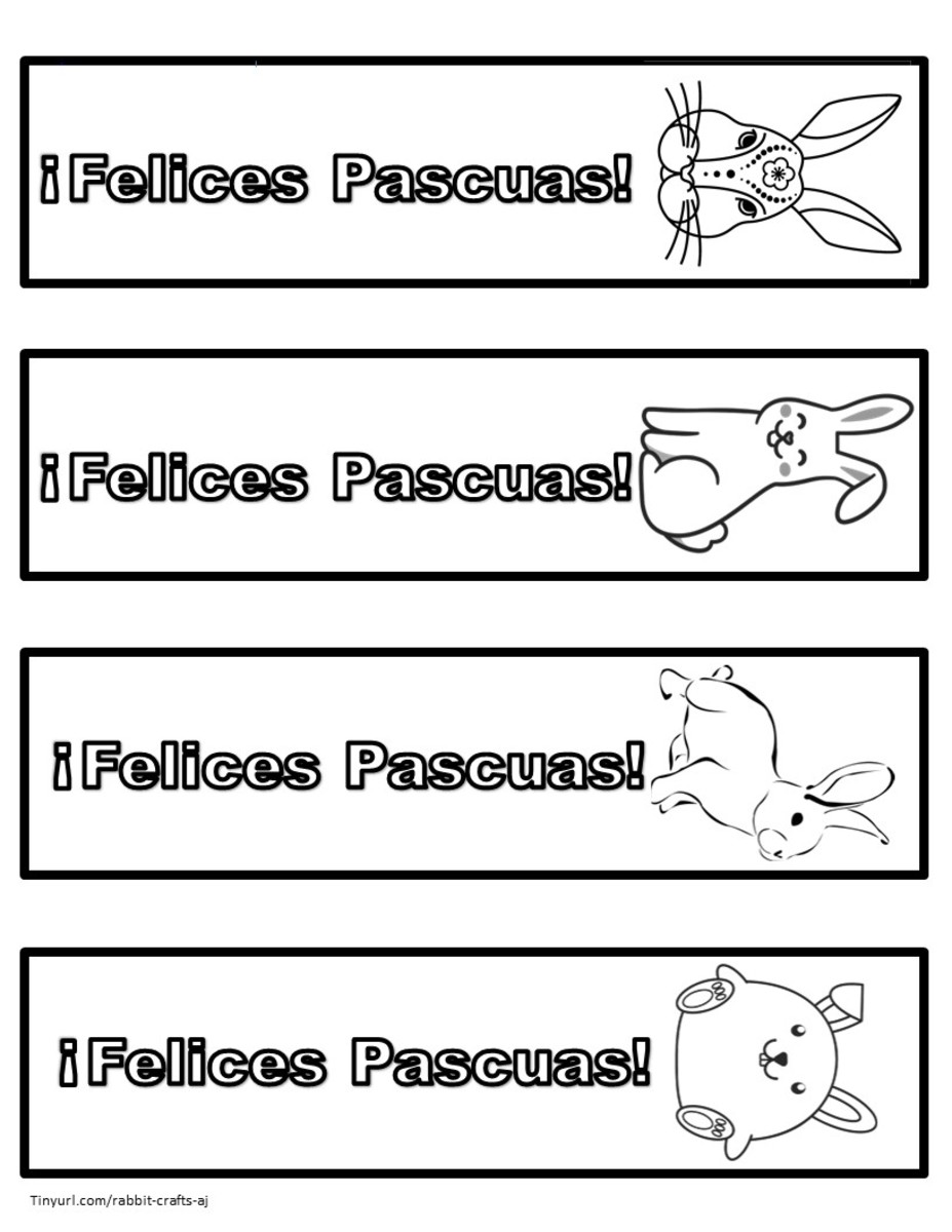 17 Easy Rabbit Crafts With Printable Templates - HubPages