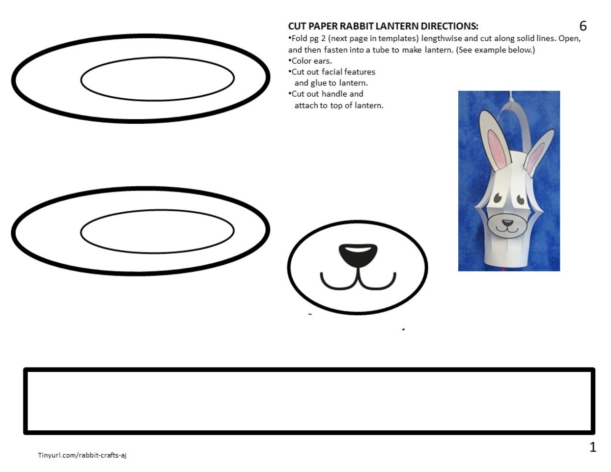 17 Easy Rabbit Crafts With Printable Templates - HubPages