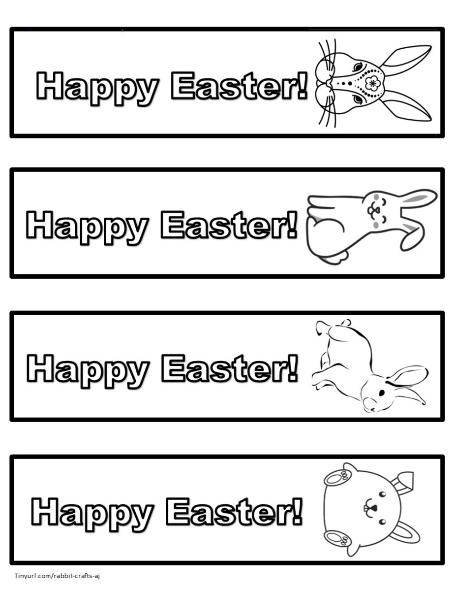 17 Easy Rabbit Crafts With Printable Templates - HubPages