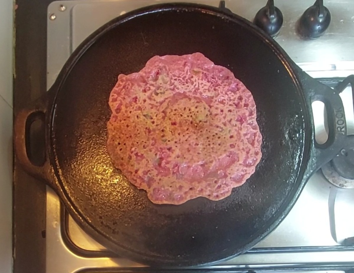 Instant Pink Chilla With Rava, Methi Leaves and Beets - HubPages