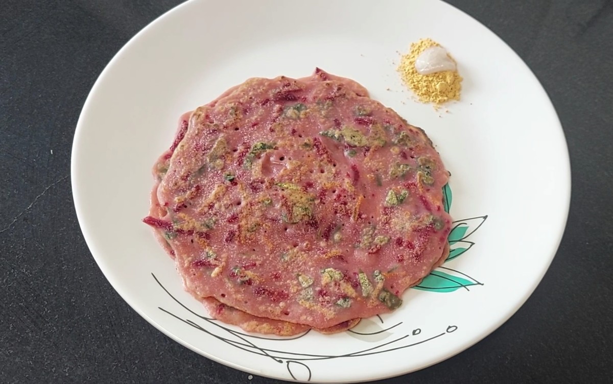 Instant Pink Chilla With Rava, Methi Leaves and Beets - HubPages