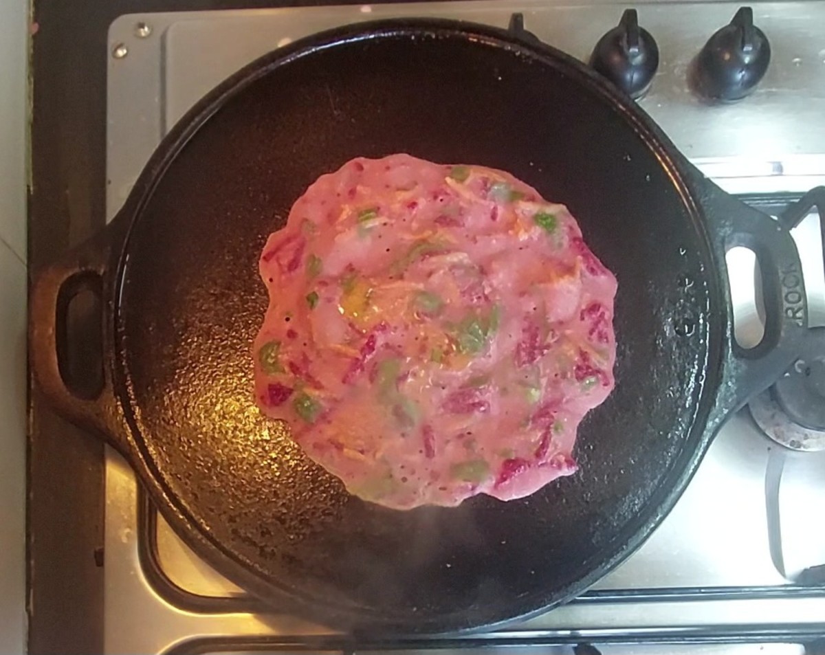 Instant Pink Chilla With Rava, Methi Leaves and Beets - HubPages