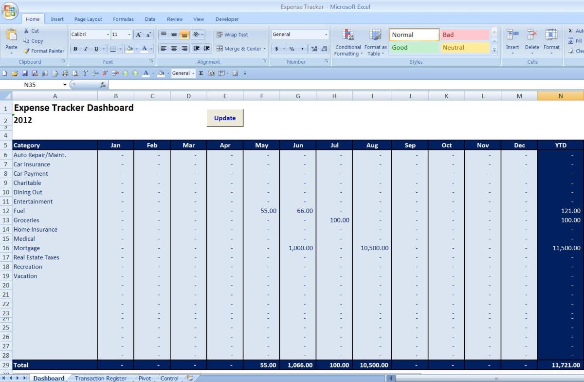 How to Make a Spreadsheet to Keep Track of Expenses - HubPages